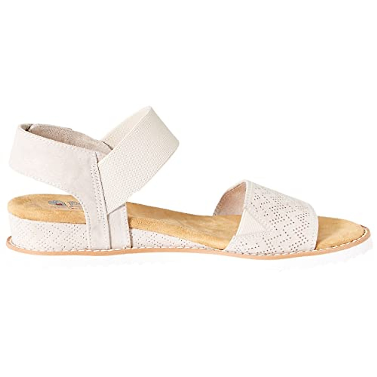 Skechers womens Desert Kiss Sandal, Off White, 8 US