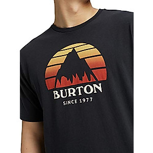 Burton Mens Underhill Short Sleeve, True Black New, Medium