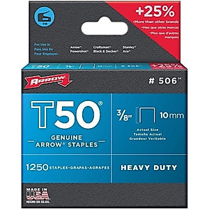 Arrow Fastener 50624SPTP 3/8" T50 Staples