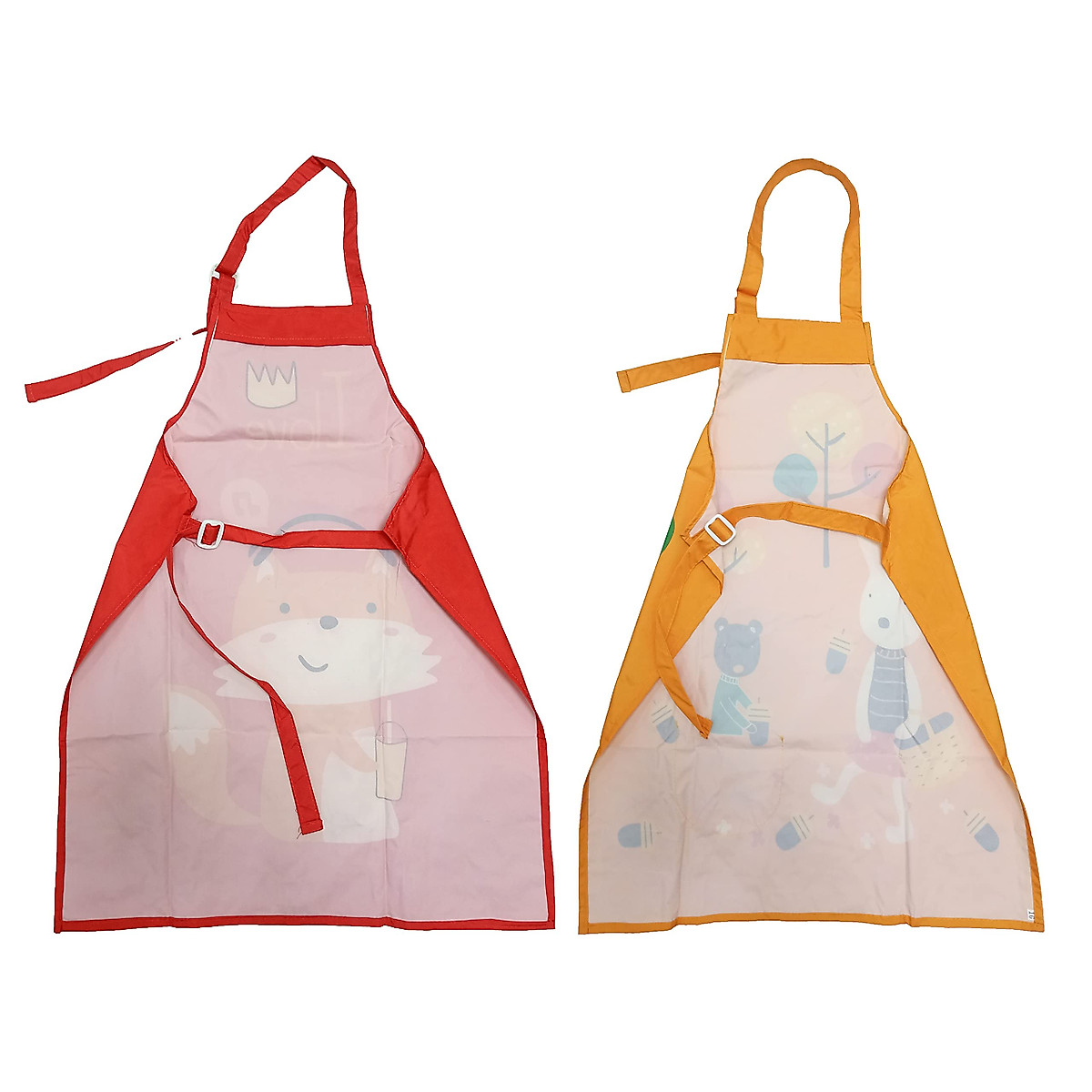 sanseble Kids Apron Art Painting Cooking Craft Gardening Toddlers Childs Boys Girls Smock with Pocket Waterproof