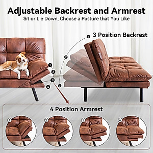 Hcore Sofa 267-8 Sofabed, Brown