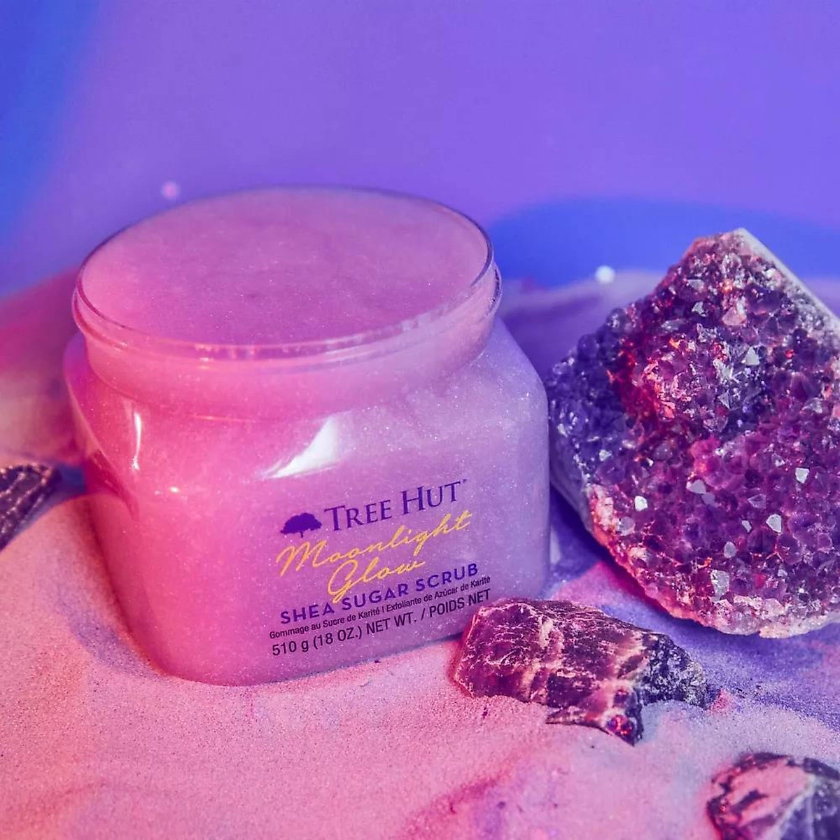 Tree Hut Moonlight Glow Balancing Shea Sugar Scrub - Body + Being - 18 ounces, 1.13 Pound (Pack of 1)
