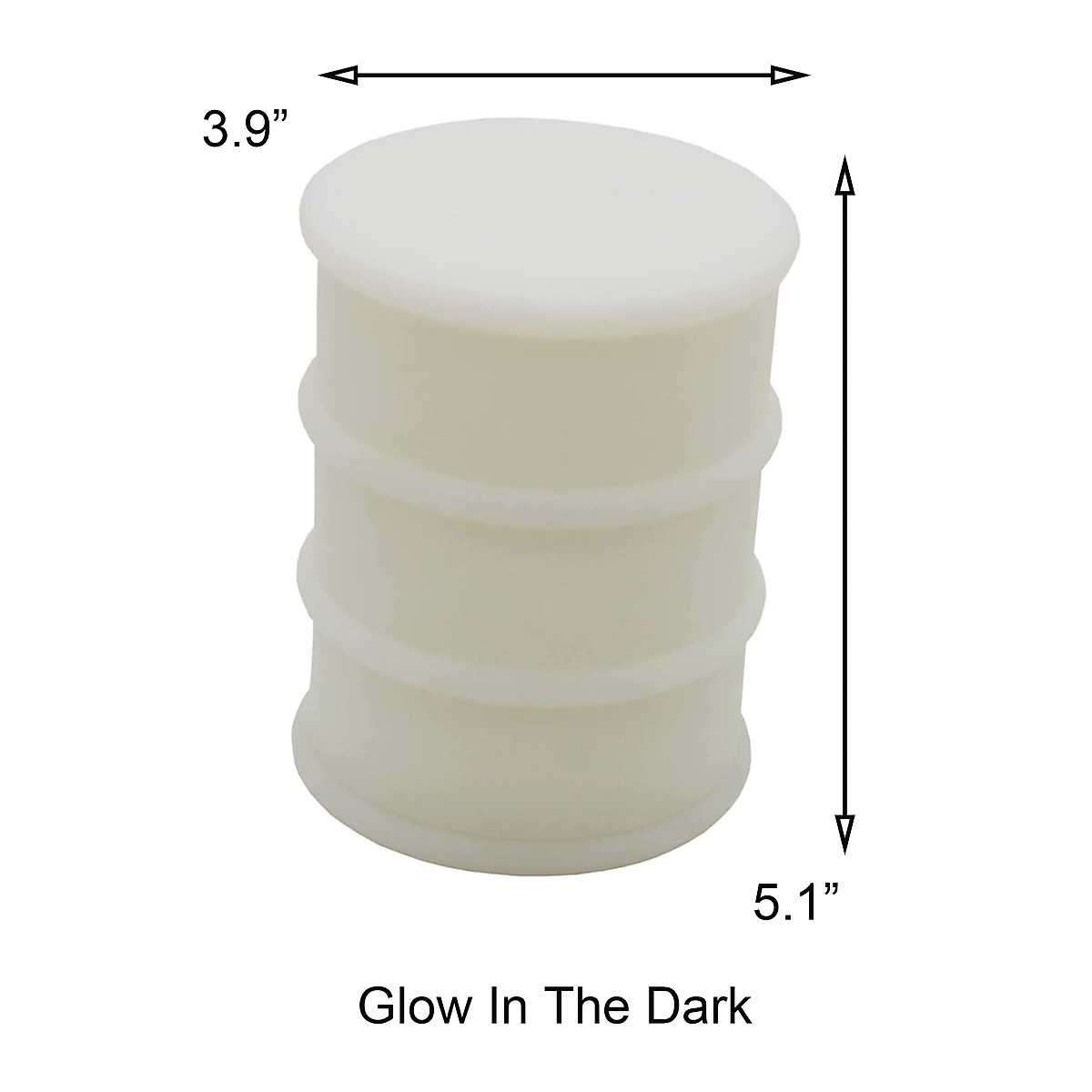 vitakiwi 500ml Large Silicone Containers Non-stick Food Storage Jar with Barrel Shape Multi Use (5)
