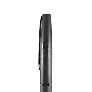 SHOPTOTUM Matte Black Metal Ballpoint Pens Smooth Writing Beautiful Design with Stylus Collectible Men or Women Dark Phoenix