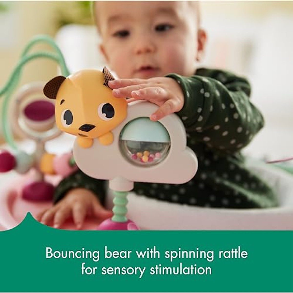 Tiny Love 5-in-1 Stationary Activity Center, 5 Modes of use: Tummy time, Stationary Activity Center, Baby Balance Board, Toddler Activity Table, Child Table and Chair, Tiny Princess Tales