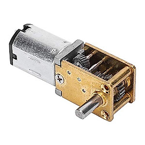 Kadimendium Mini Gear Motor Micro Worm Gear Reducer Brush DC Motors Electronic Devices 1218GEN20 Micro Metal Gear Motor for DIY RC Toys (DC3V 16RPM)