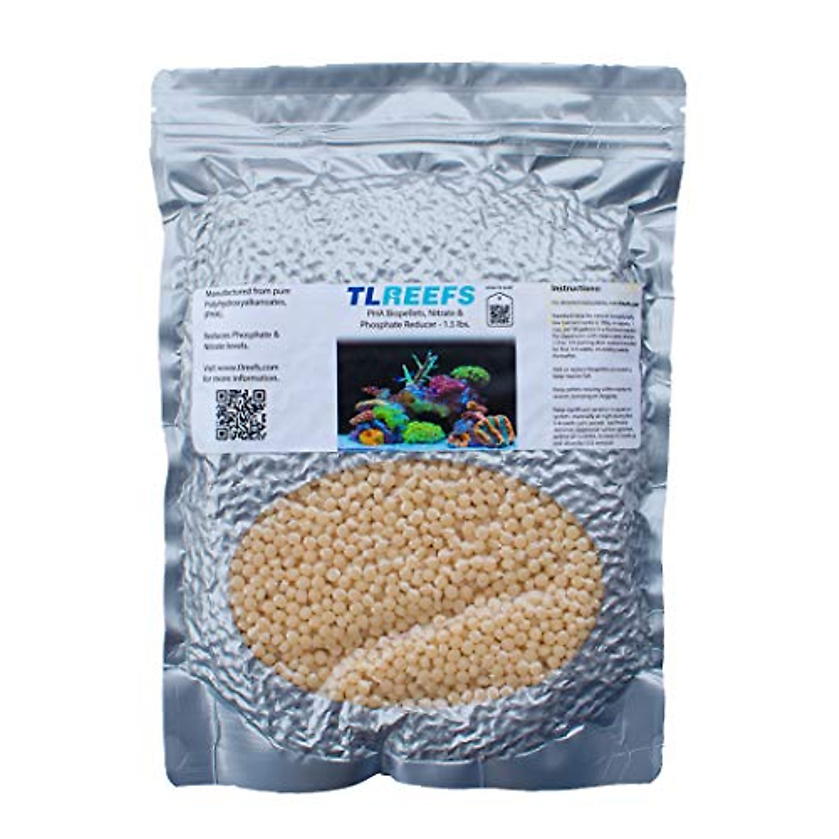 TL Reefs Premium Biopellets for Aquarium (1.5 lbs, 1000mL)