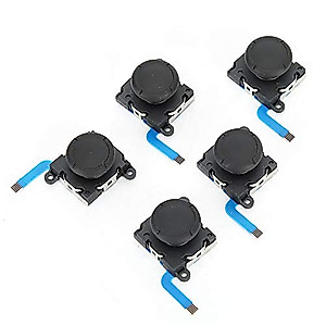 Wosune Joystick Button Materials Game Machine Joystick Button Lightweight Professional Chipsets for Switch Home Entertainment NS Controller