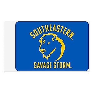 Southeastern Oklahoma State University Savage Storm Logo Home Business Office Sign - Window Sticker - 4" x 6" (10.2cm x 15.2cm)
