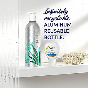 Dove Concentrate Refill 4 Count for Instantly Soft Skin and Lasting Nourishment Daily Moisture Refill for use Reusable Bottle 4 fl oz (makes 16 fl oz of Body Wash)