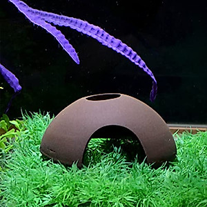 Saim Aquarium Decoration Ornaments Ceramics Hideout for Fishes Shrimps Breeding Hiding Spots