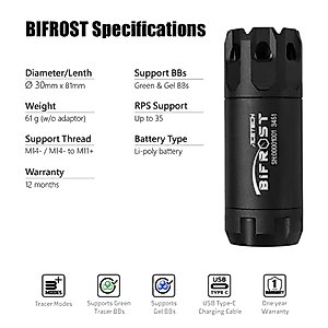 ACETECH-Bifrost-Tracer Unit with M14-CCW and M11+CW Thread