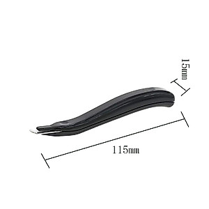 4 Pieces Staple Remover Professional Magnetic Staple Remover Puller Staples Remover Staple Removal Tool Staple Puller Remover Staple Pullers for Office School Home, Black