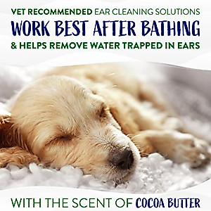 TropiClean Dual Action Ear Cleaner for Cats & Dogs | Vet Tested & Approved Ear Wash for Dogs | Pet Ear Wash Derived from Natural Ingredients | Made in the USA | 4 oz