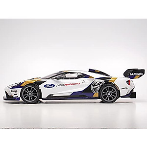 TAMIYA 58689 1:10 Ford GT Mk.II 2020 (TT-02), Remote Controlled Car, RC Vehicle, Making, Assembly Kit Model, Unisex Adult,Multicoloured