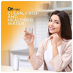 QPD-B01 - Compatible With Brita Replacement Filter, Brita Classic Reduces Chlorine, taste and odor, chloramine, particulate, iron, manganese, zinc and total dissolved solids (TDS) OB03 (3 Pack)