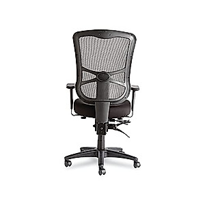 Alera ALEEL41ME10B Elusion Series High-Back Multifunction Mesh Chair - Black