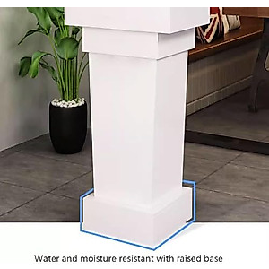 EESHHA Lectern Lecterns Minimalist Podium Stand with Drawers and Open Storage Lecterns Wood Conference Table Portable Teacher Podiums