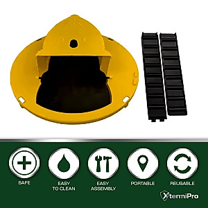 Bucket Mouse Trap -3 Pack | Bucket Trap for Mice and Rats | Multi Catch | Auto Reset 5 Gallon Bucket Mouse Trap | Mouse Traps Bucket for Indoor and Outdoor Use | Reusable Bucket Mouse Trap Lid