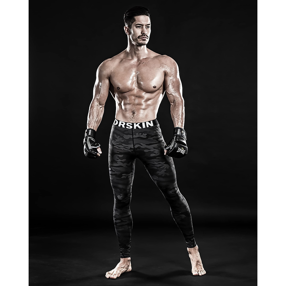 DRSKIN 3 Pack Men’s Compression Pants Tights Leggings Sports Baselayer Running Athletic Workout Active (Classic (B01 2P+MBB02 1P), M)