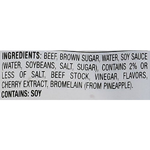 Jack Link’s Extra Tender Beef Jerky Steak Strips, Teriyaki, 2.85 oz – Flavorful Meat Snack, 9g of Protein and 80 Calories, Made with Premium Beef - Gluten Free and No Added MSG or Nitrates/Nitrites