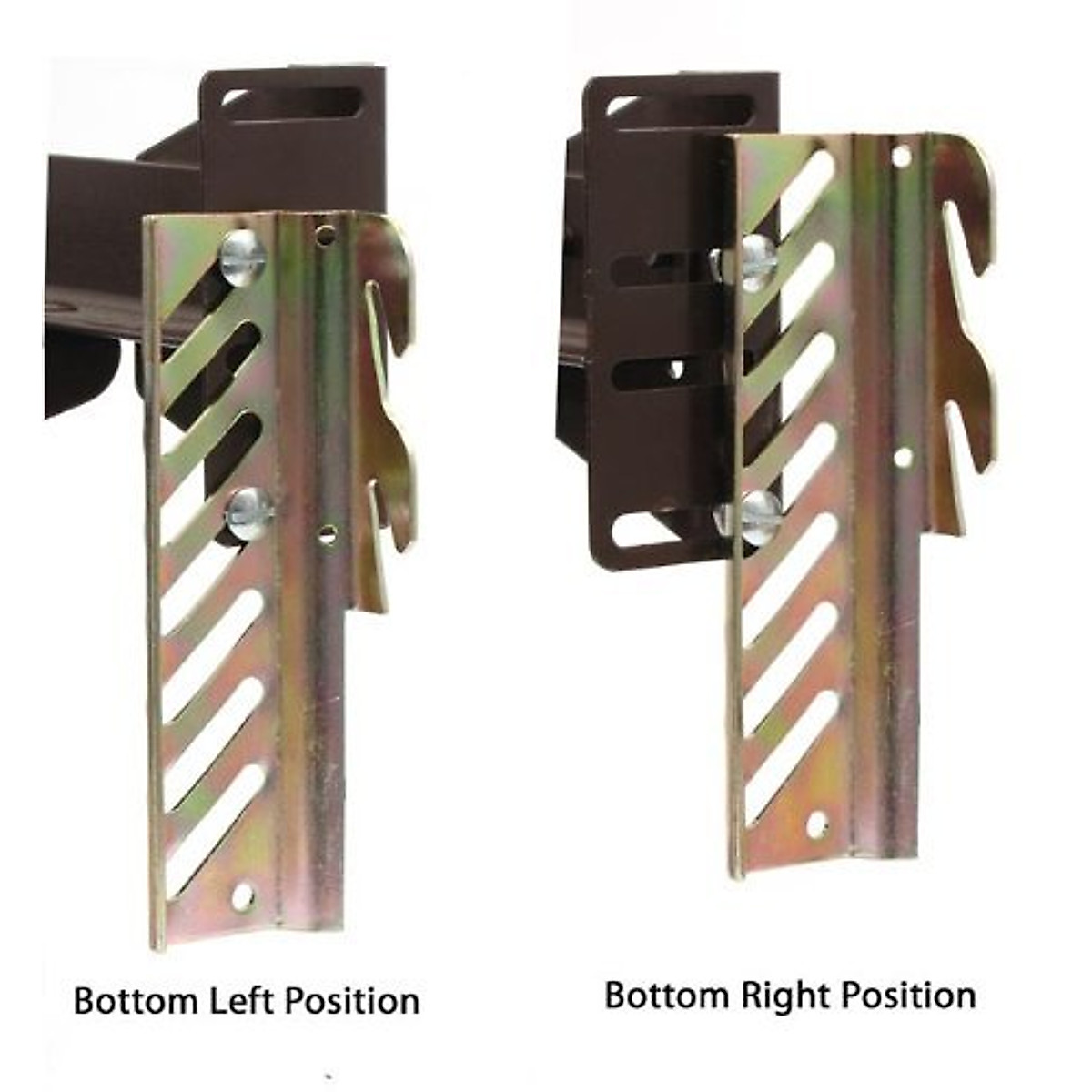 Bed Claw #69 Down Hook Bolt-On to Hook-On Conversion Bracket for Headboard or Footboard Attachment