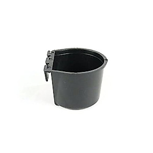 The ROP Shop | (Pack of 400) Black Cage Cups for Feed & Water for Poultry, Duck, Bird, Hamster