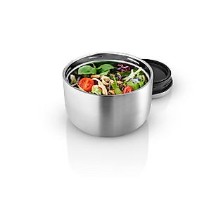 Eva Solo | To Go thermo mealbox 24oz | Practical To Go lunchbox with insulated bowl and double-walled lid to keep contents hot for up to 6 hours or cool for up to 12 hours | steel/black