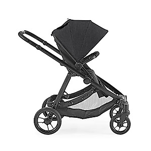 Contours Legacy Convertible Stroller, Single-to-Double Design, Reversible Seats, UPF 50 Sun Canopy, Height Adjustable Handle, 5-Point Safety Harness, Plenty of Storage - Carbon Grey
