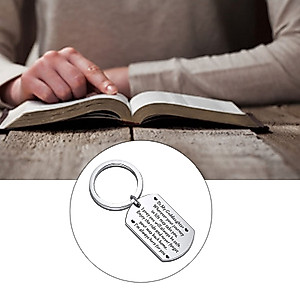 BNQL Goddaughter Keychain Goddaughter Gifts from Godmother Baptism Gift Religious Jewelry for Goddaughter