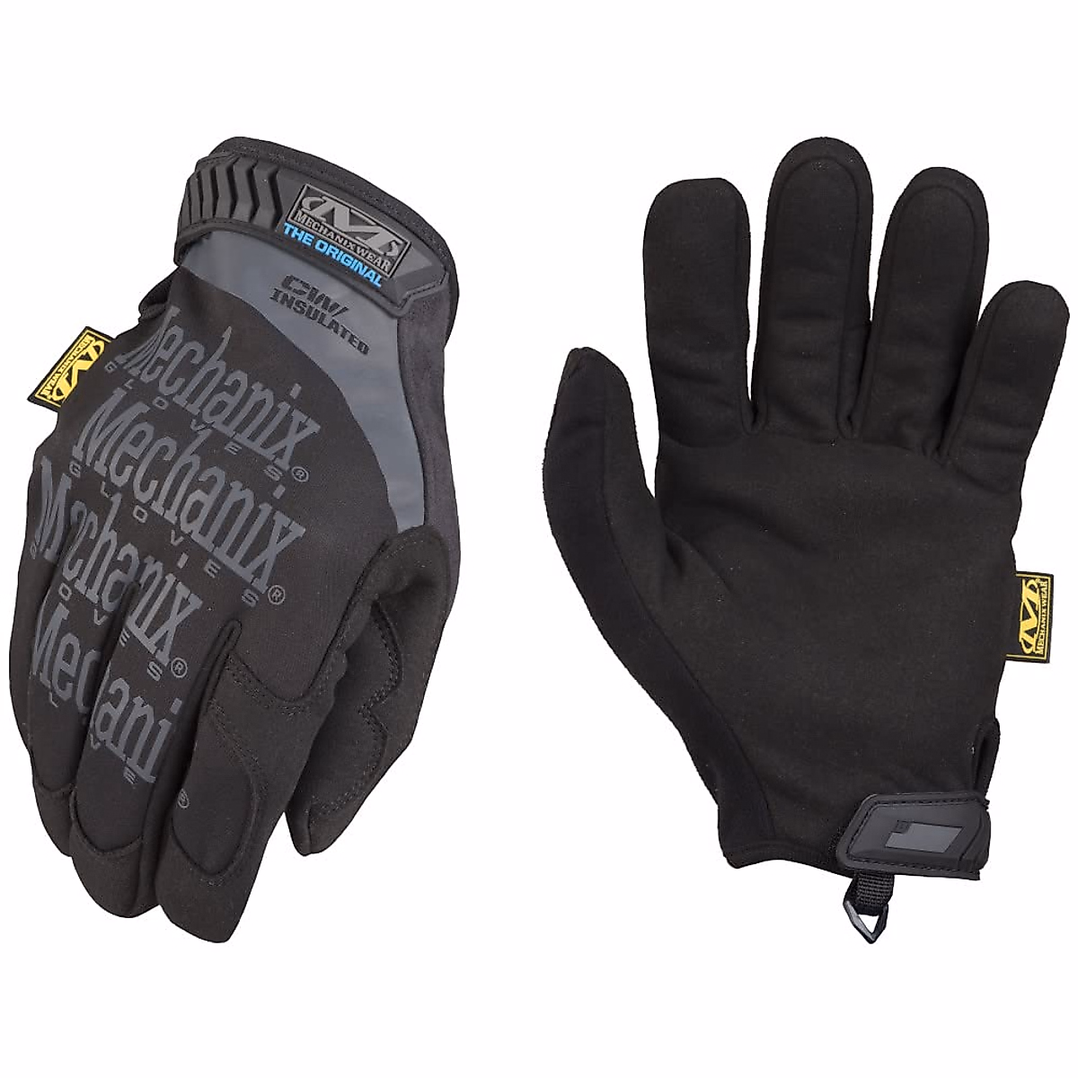 Winter Work Gloves for Men by Mechanix Wear: Original Insulated; Touchscreen Capables (Large, Black)
