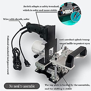 NICCOO Mortising Jig Loose Tenon Joinery System Woodworking Invisible Slotting Bracket Trimming Machine Hole Stand for for Woodworking Furniture Splicing