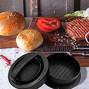 Burger Mold Hamburger Press Patty Maker Different Size Patty Molds, Works Best for Stuffed Burgers Press, Sliders, Regular Beef Burger -100 Wax Papers