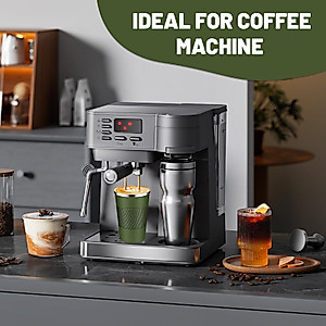 Insulated Coffee Tumblers with Flip Lid 12oz / 17oz, Stainless Steel Travel Coffee Mug Leak Proof, Vacuum Insulated Coffee Mug Thermos Cup, Keeps Cold and Hot for Coffee Tea