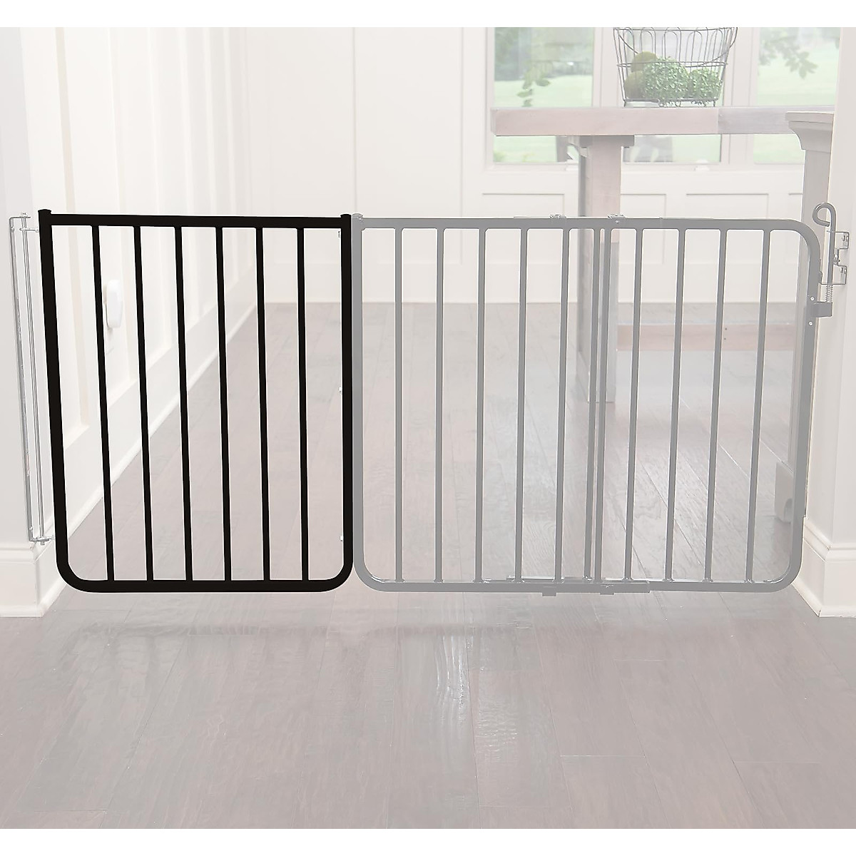 Cardinal Gates BX2 Baby Gate Extension - Fits Cardinal Gates Safety Gates - 21.75 Inch Wide Dog Gate Extension - Black