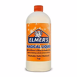 Elmer's Slime Activator Magical Liquid Slime Activator Solution, Updated Formula for Twice as Much Slime, (1 Quart)