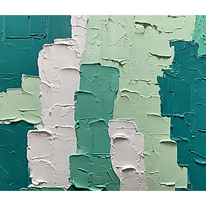 V-inspire Art,24x48 inch 100% Hand Painted Contemporary Abstract Oil Paintings Modern Decorative Artwork on Canvas Wall Art Ready to Hang for Home Decoration Wall Decora