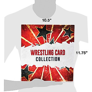 UniKeep WWE WrestleMania Themed Collectible Card Storage Binder - Comes With 20 Card Pages