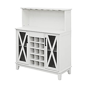 Home Source Jill Zarin Kitchen Microwave Cart in White