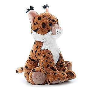 The Petting Zoo Bobcat Stuffed Animal, Gifts for Kids, Wild Onez Zoo Animals, Bobcat Plush Toy 12 inches