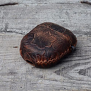 JJNUSA Genuine Leather Distressed Leather for Bose QuietComfort Earbuds Ultra Wireless Charging Case Leather Protective Cover QuietComfort Earbuds II Earbud Case Man Women