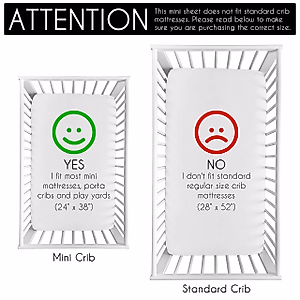 Sweet Jojo Designs Cowboy Western Baby Boy Fitted Mini Portable Crib Sheet for Wild West Collection - for Mini Crib or Pack and Play ONLY