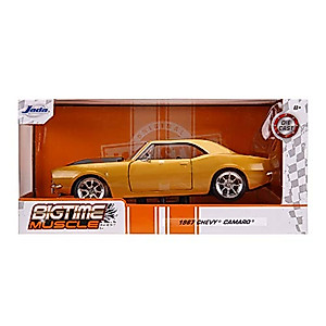 Jada Toys Bigtime Muscle 1:24 1967 Chevy Camaro Die-cast Car, Toys for Kids and Adults