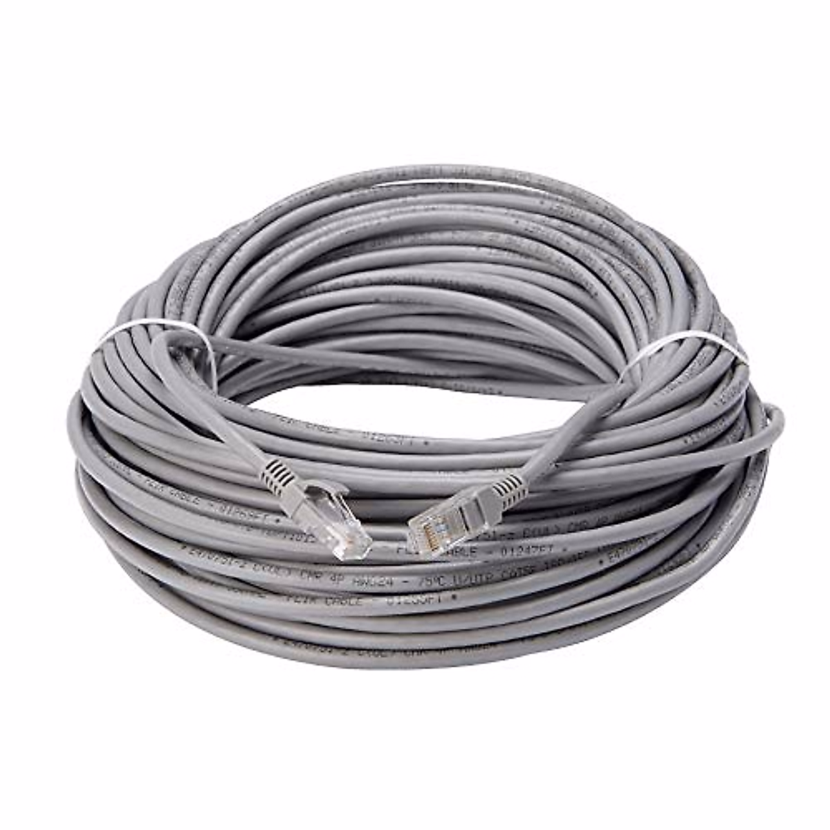 Lorex Technology Lorex CBL100C5RUW-4PK 100ft CAT5e Extension Cables,Fire Resistant and in-Wall Rated, CMR Type (Riser) (4-Pack)