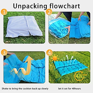 kgitpve Porch Swing Cushions, 2-3 Seater Waterproof Bench Cushion, Outdoor Swing Cushions with Ties, for Outdoor Patio Garden Furniture(42"x40"x5", Dark Green)