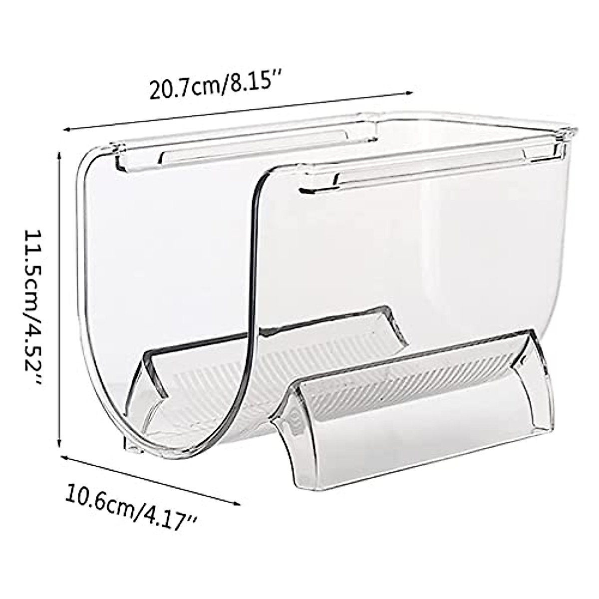 TIST Wine Bottle Storage Rack Refrigerator Stackable Organizer Clear Shelf Bottle Storage Rack Beer Wine Bottle Holder