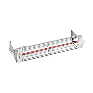 Infratech WD3024SS Dual Element 3000 Watt Electric Patio Heater, Voltage: 240, Finish Color: Stainless Steel