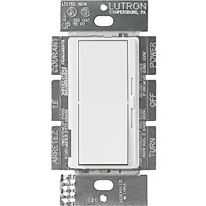 Lutron, White DVLV-10P-WH PRESET DIMMER