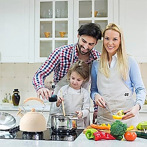 2.5L Stainless Steel Tea Kettle Teapot with Foldable Anti-Heat Handle,for Gas Hobs, Induction and Electric Hobs▂19 * 23cm/7.48"*9.06"