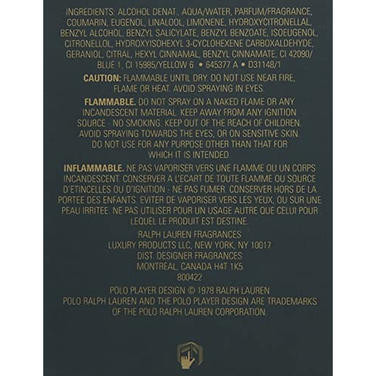 Polo by Ralph Lauren for Men, Eau de Toilette Natural Spray, 4-Fluid Ounce ( Packaging May Vary)